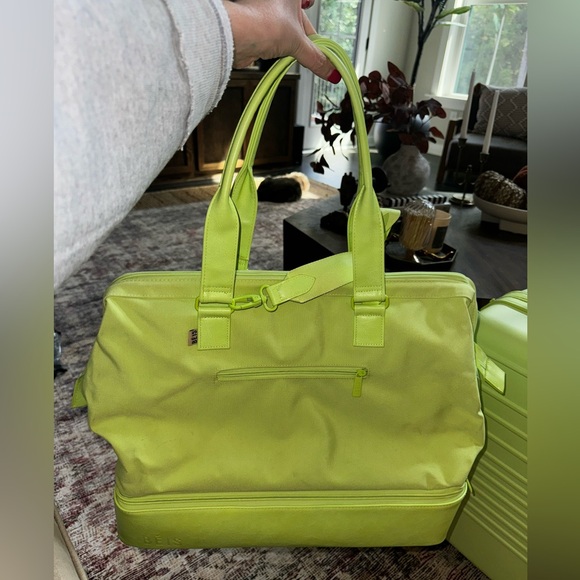 BEIS | Bags | Beis Weekender Citron Discontinued Color | Poshmark
